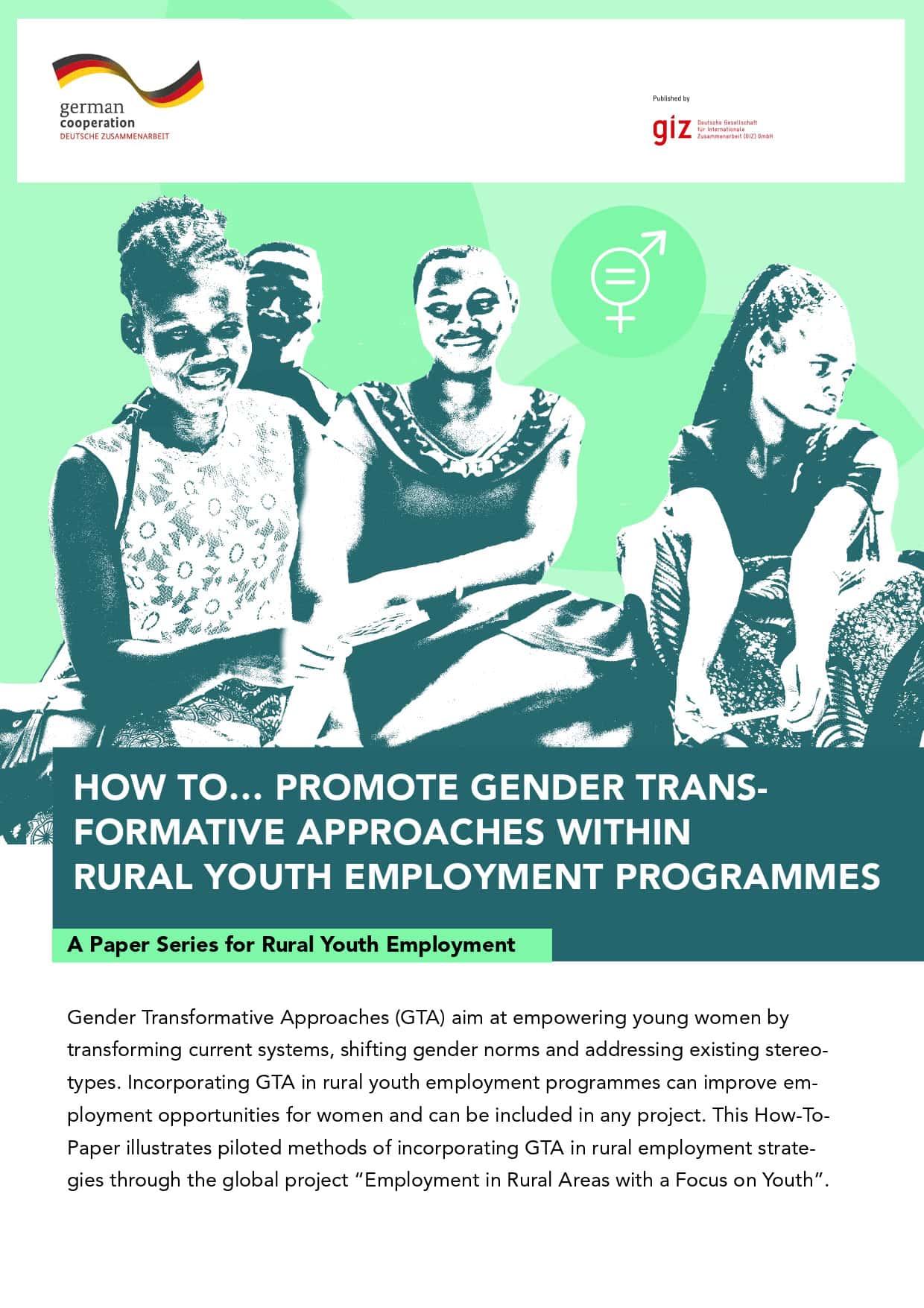 How to… Promote gender-transformative approaches within Rural Youth Employment programmes - 360 ...